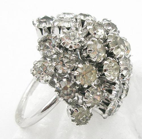 Emmons Rhinestone Ring - Garden Party Collection Vintage Jewelry
