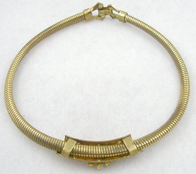 Coro Gas Pipe Necklace - Garden Party Collection Vintage Jewelry